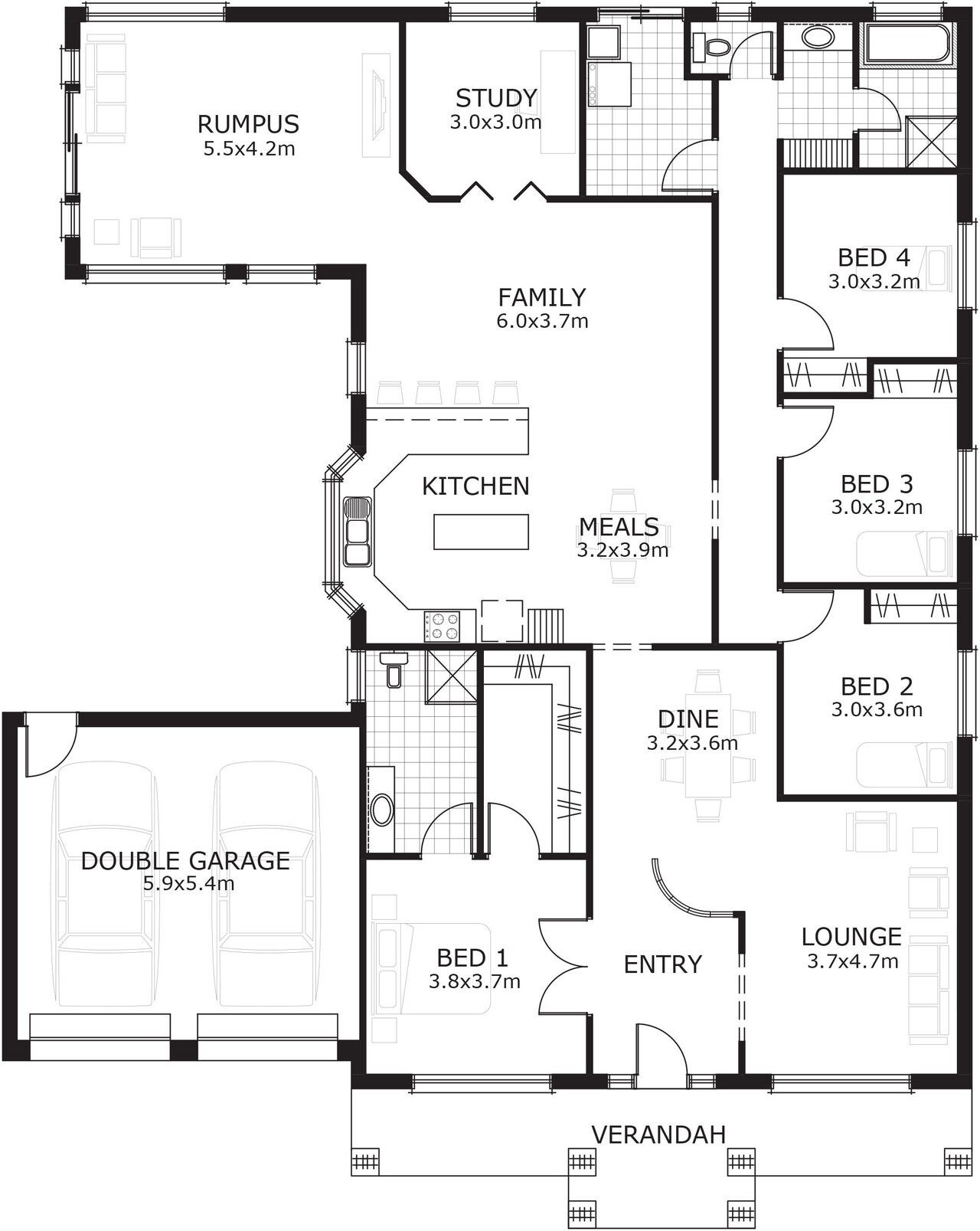 Sterling Homes • Hamilton 225 - Home Design - Sterling Homes - Home ...