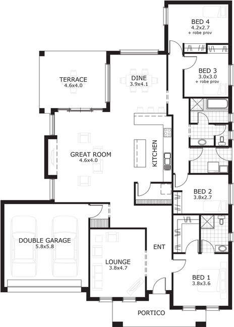 Sterling Homes • Meridian 205 - Sterling Homes - Home design - Modern ...