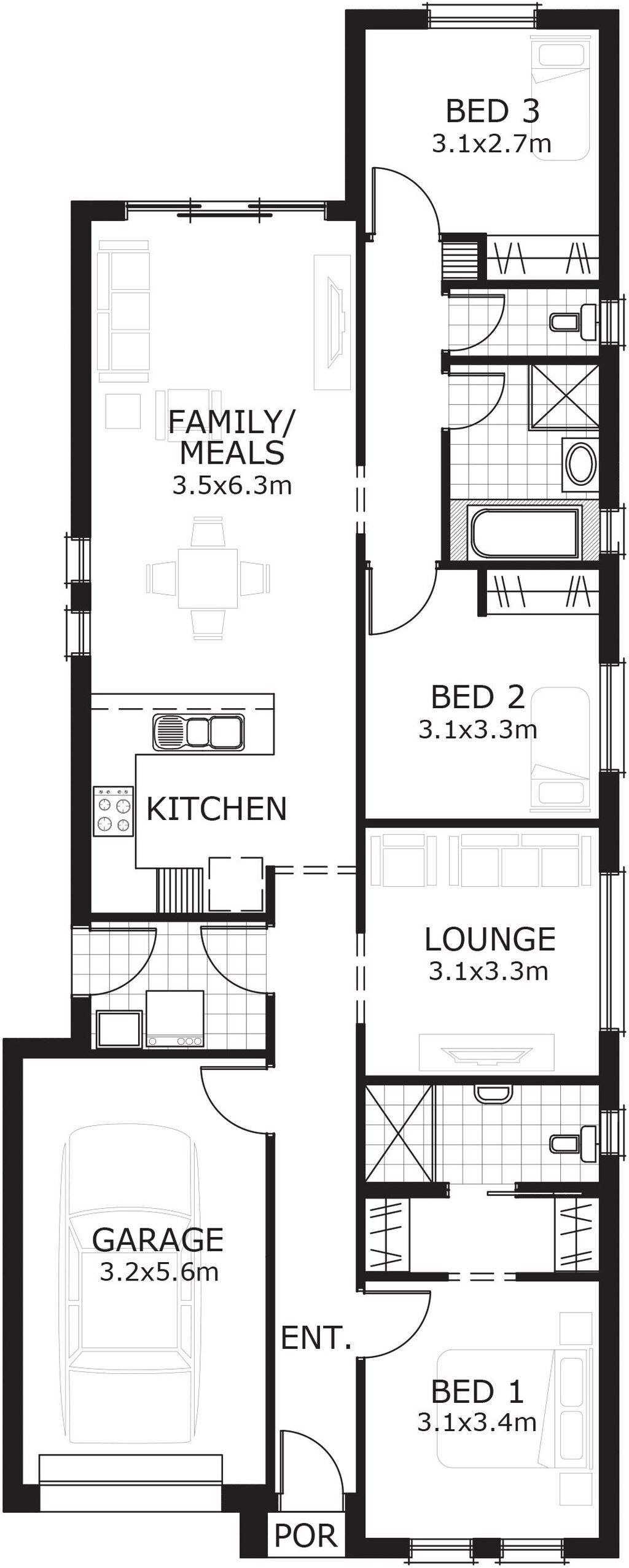 Sterling Homes • Oakland - Home Designs - Sterlign Homes - Home ...