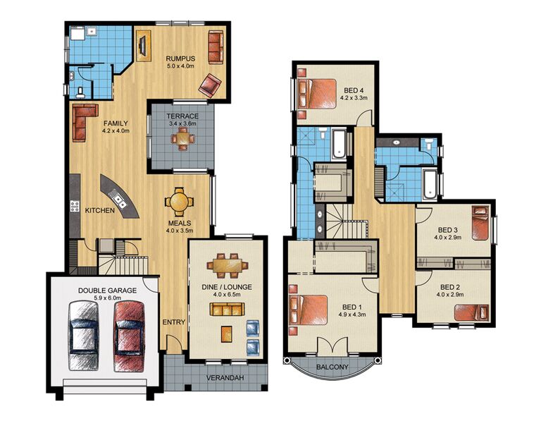 Sterling Homes • Aspen - Home Design - Sterling Homes - Home Builders ...